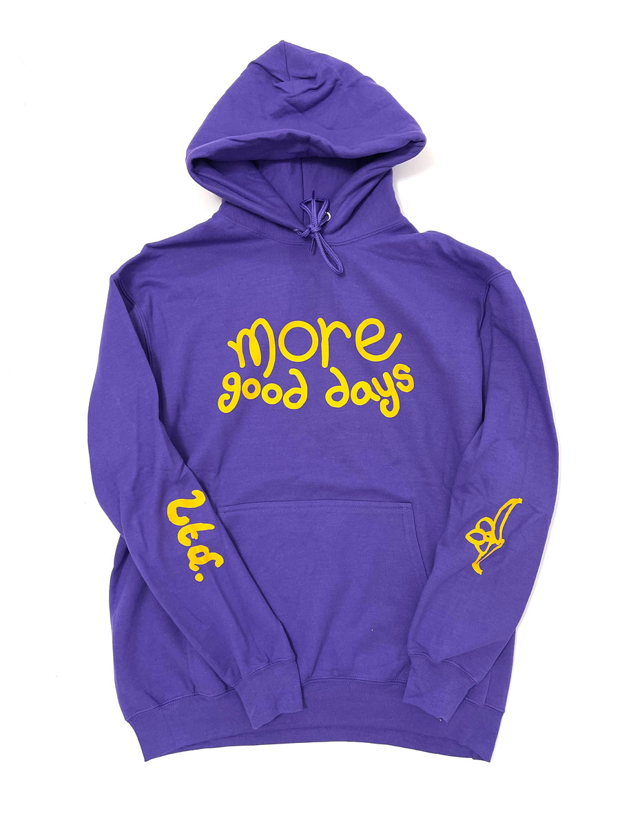 More Good Days Hoodie V.2 Purple – More Good Days Clothing